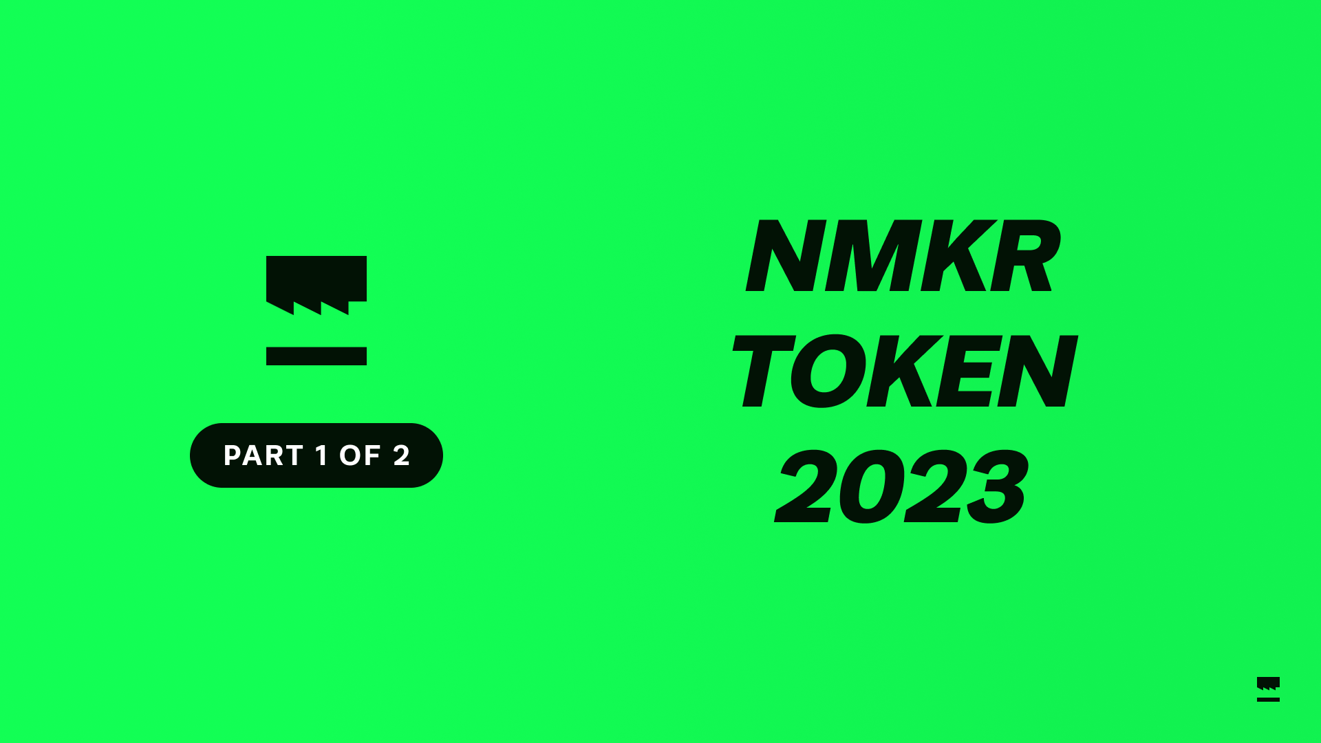 The NMKR Utility Tokens goal is to connect our ecosystem